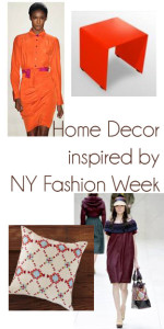 Home Decor Inspired by: NYC Fashion Week – GenPink